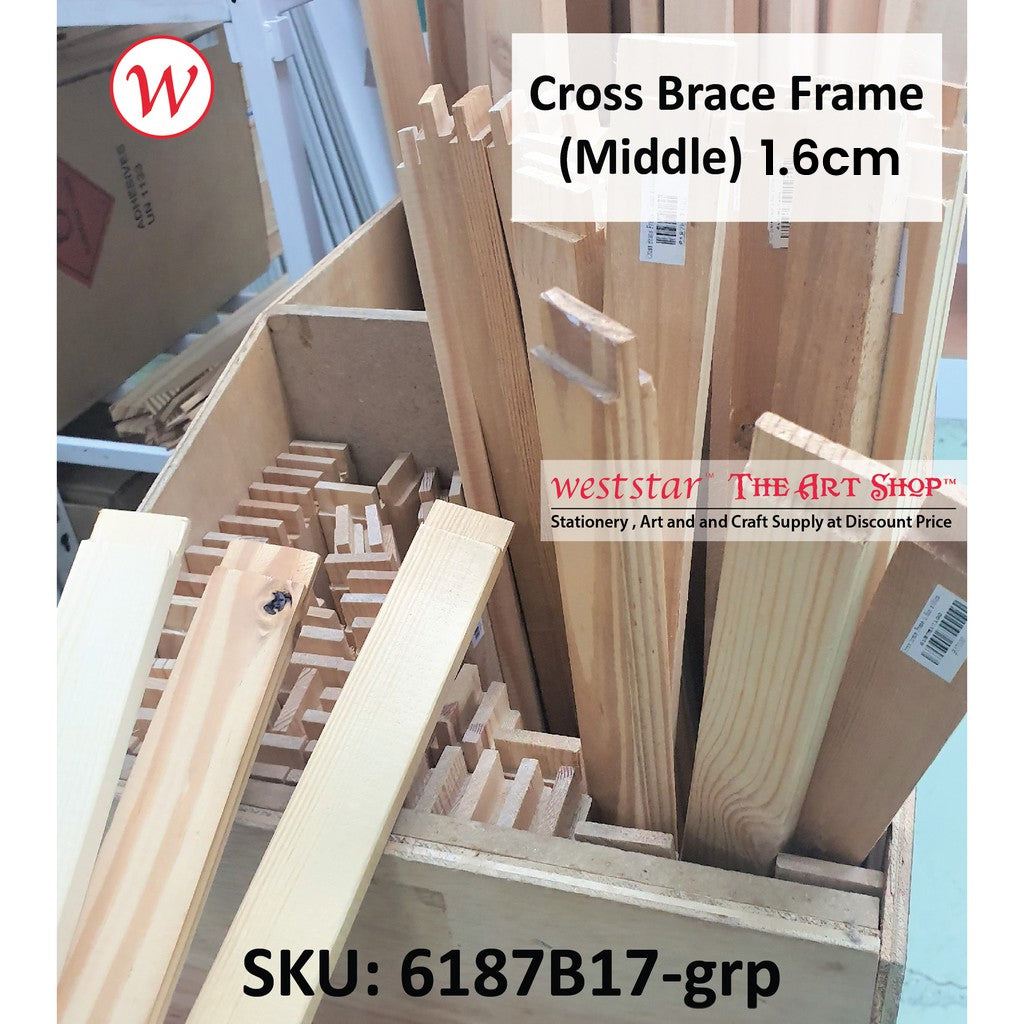 [Weststar TAS] DIY Canvas Wooden Cross Brace Stretcher Strips / Bars
