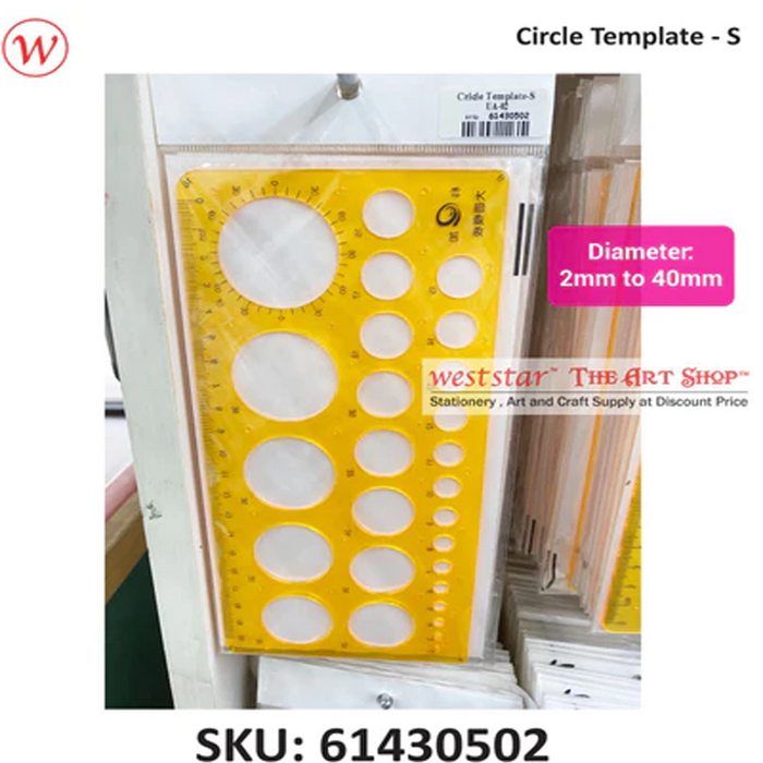 Weststar / The Art Shop | Buy Drawing / Circle Template (Round) Online ...