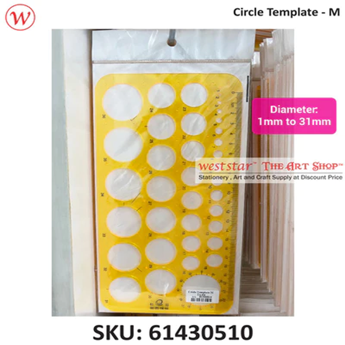Weststar / The Art Shop | Buy Drawing / Circle Template (Round) Online ...