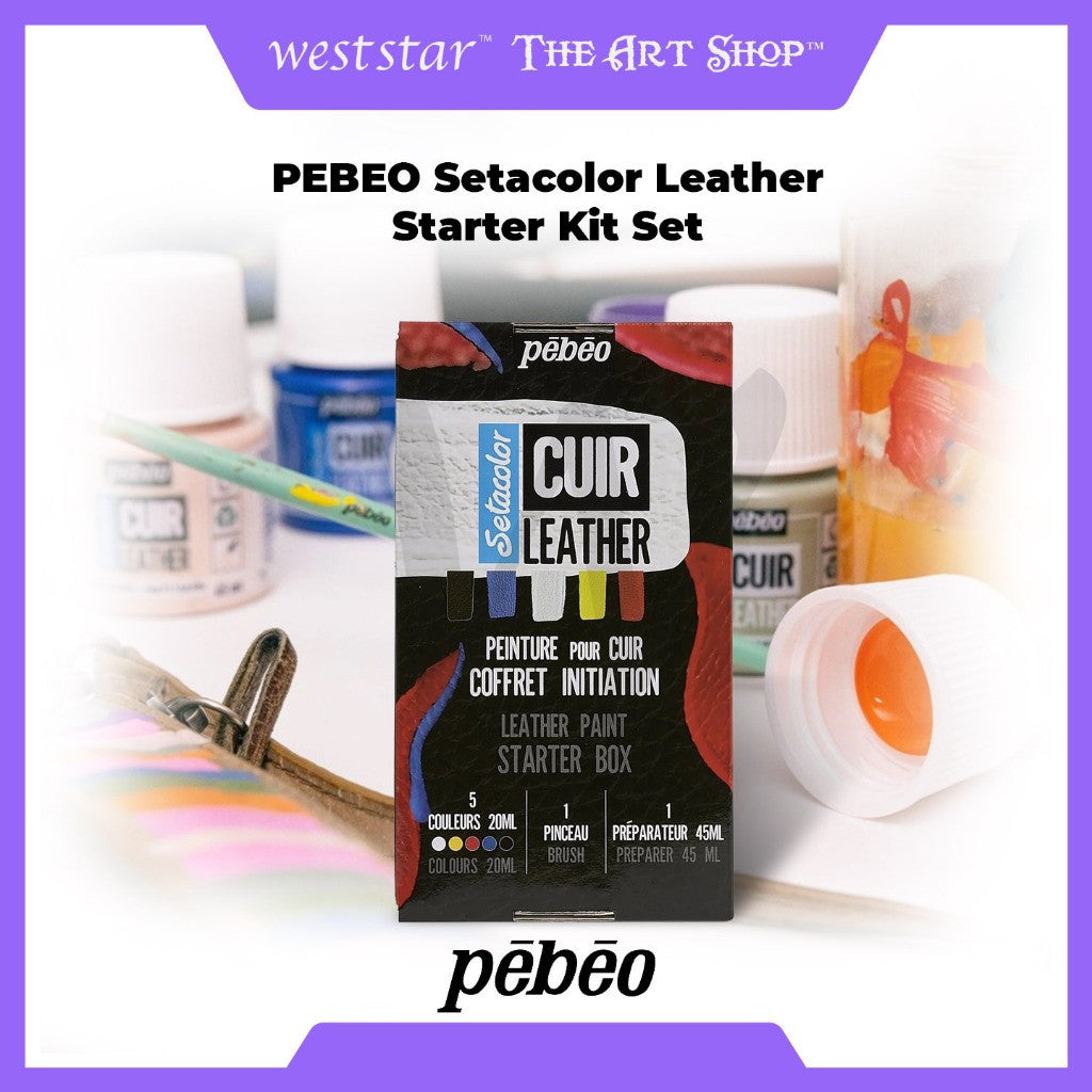 [WESTSTAR] PEBEO Setacolor Leather Starter Kit Set