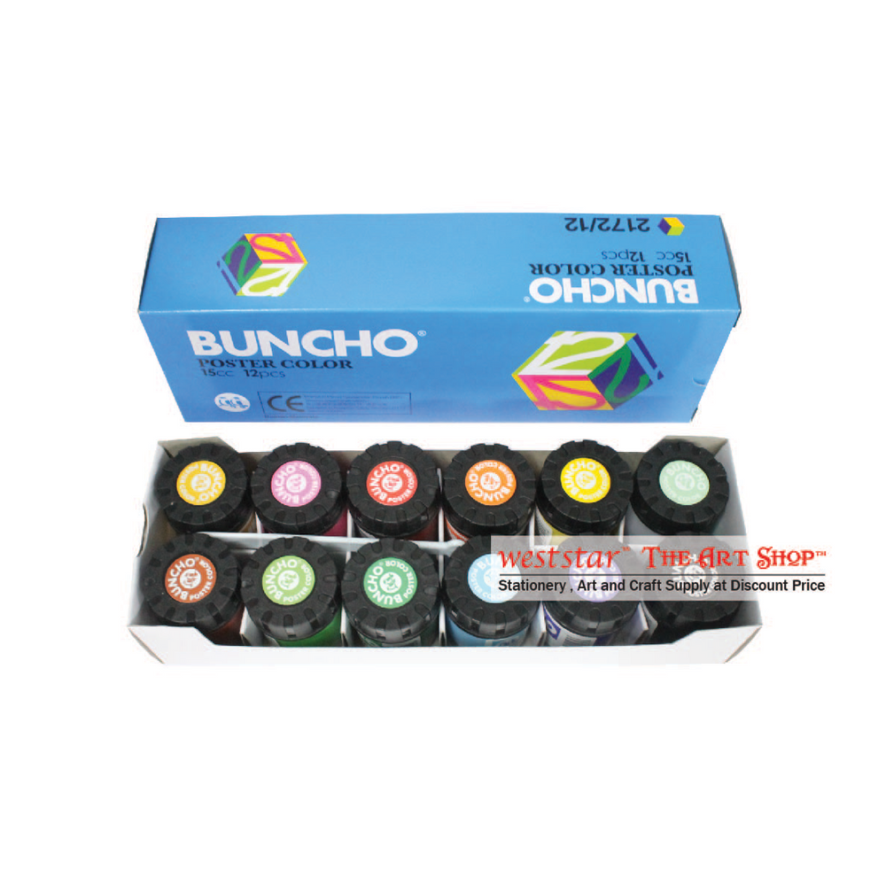 Buncho Poster Color 15cc Set | Weststar The Art Shop - Retail & Wholesale