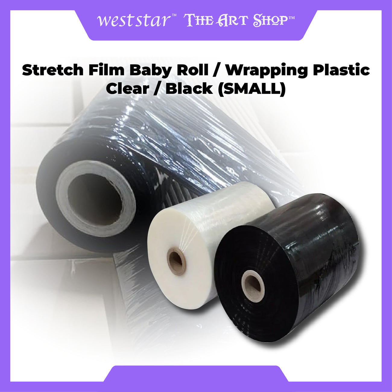 [WESTSTAR] Stretch Film Baby Roll / Wrapping Plastic / Shrink Wrap / P