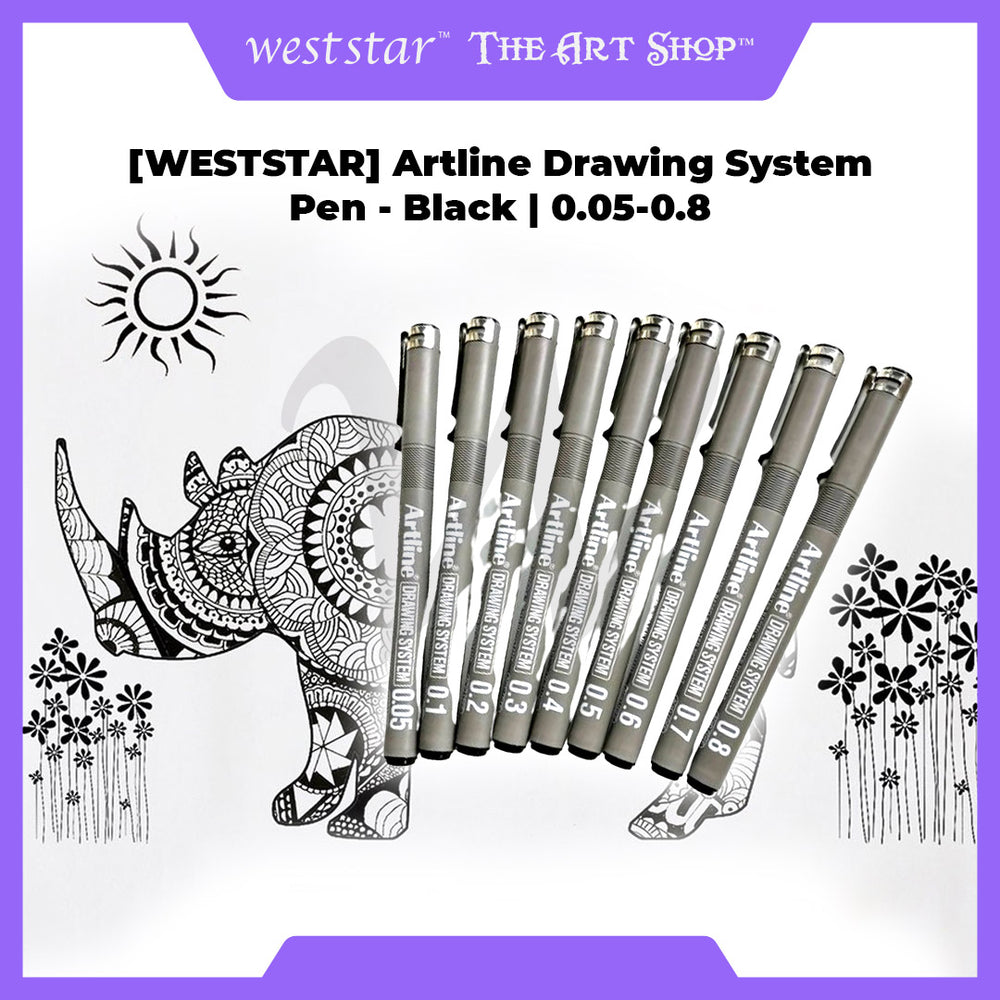Weststar / The Art Shop | Buy Artline Drawing System / Drawing Pen ...