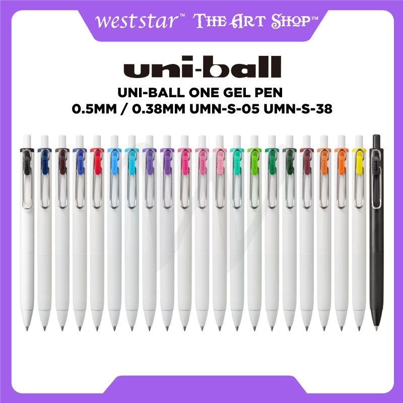 [WESTSTAR] Uni Uni-ball One Gel Pen / Uni Pen / Retractable Gel Pen 0.