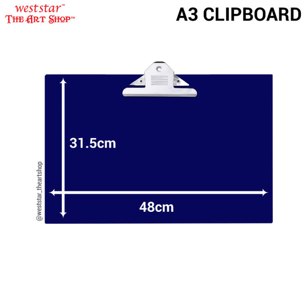 Weststar / The Art Shop | Buy A3 Clipboard - Jumbo Clip | Horizontal ...