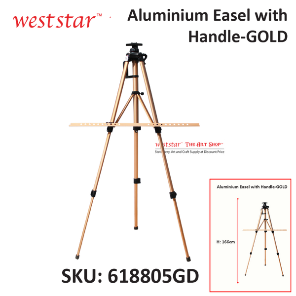 Aluminium Easel with Handle | Weststar The Art Shop - Retail & Wholesa